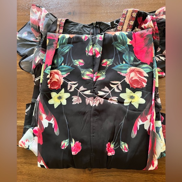 Dalia Macphee | Dresses | Last Piecedalia Macphee Floral Maxi Dress ...